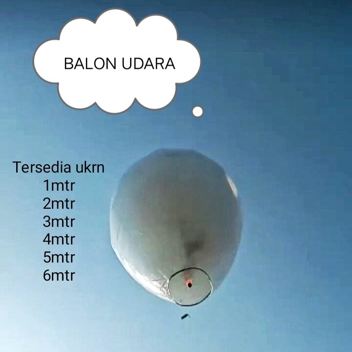 BALON UDARA PLASTIK BENING BALON API BALON TERBANG BALON RAKSASA ...