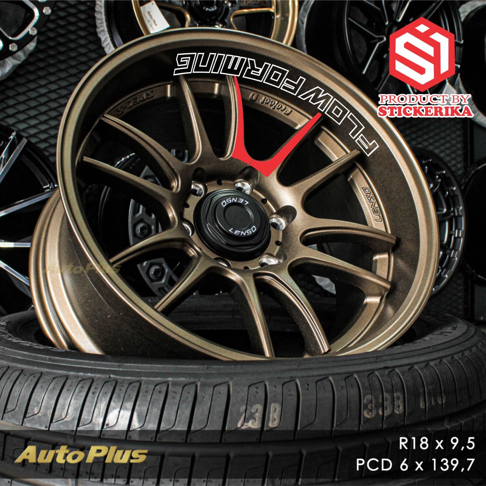 STIKER VELG VENOM LENSO TDS/VELG FORTUNER | Lazada Indonesia