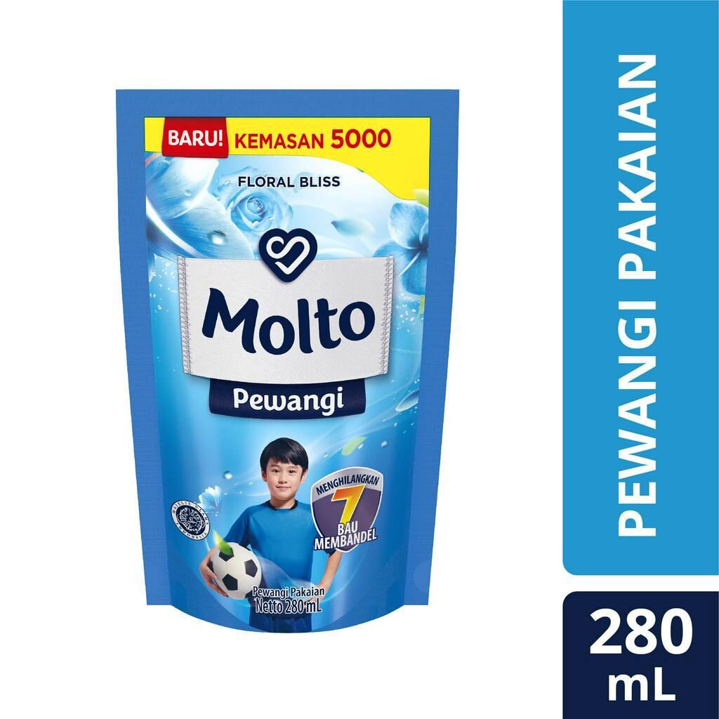 Molto pewangi biru 280ml | Lazada Indonesia