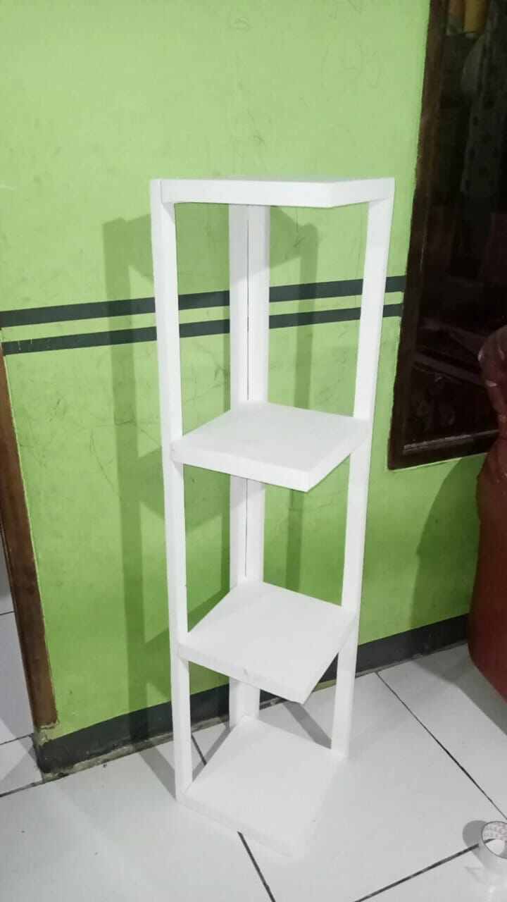 rak sudut kotak ruang tamu murah | Lazada Indonesia