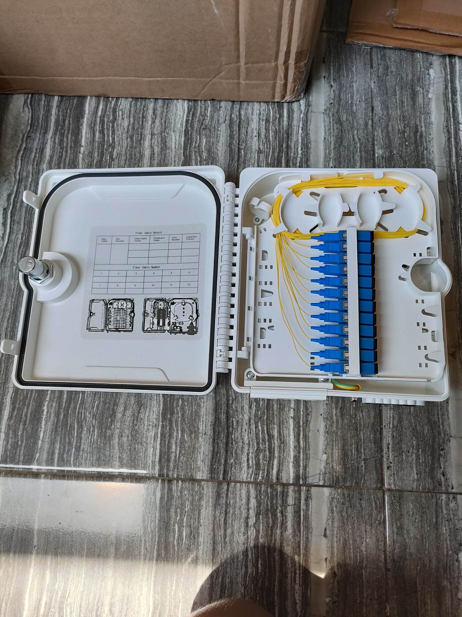 odp 12 core lengkap pigtail SC upc 12 core / fat 12core lengkap pigtail | Lazada Indonesia