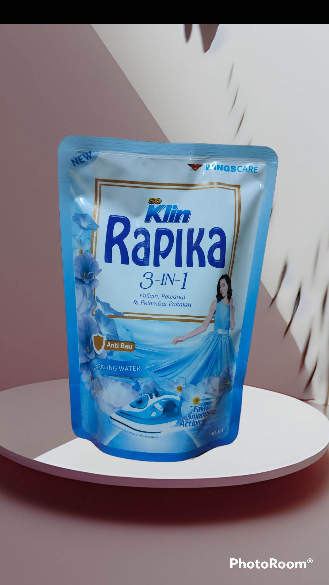 Rapika (Pewangi, pelembut dan Pelicin Pakaian) Refill 400ml | Lazada ...