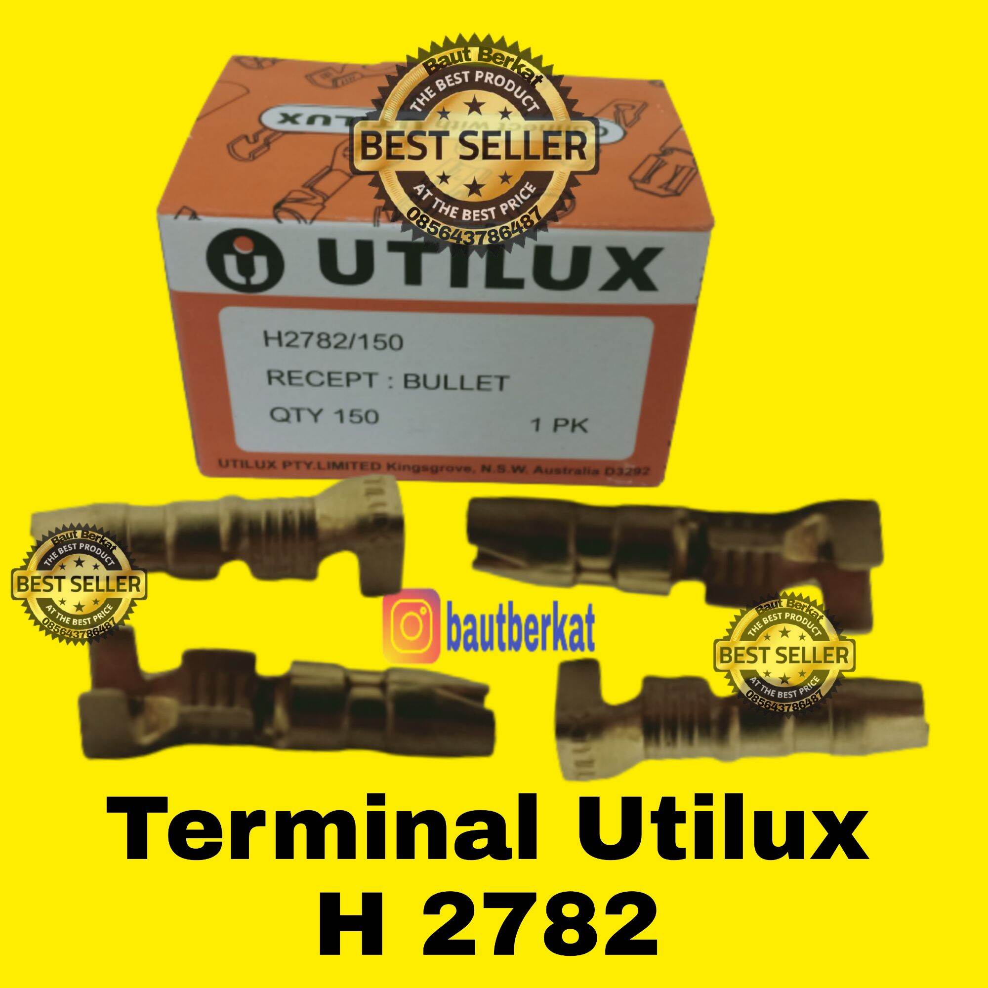 isi 50 pcs terminal utilux H2782 terminal skun utilux H 2782 skun ...