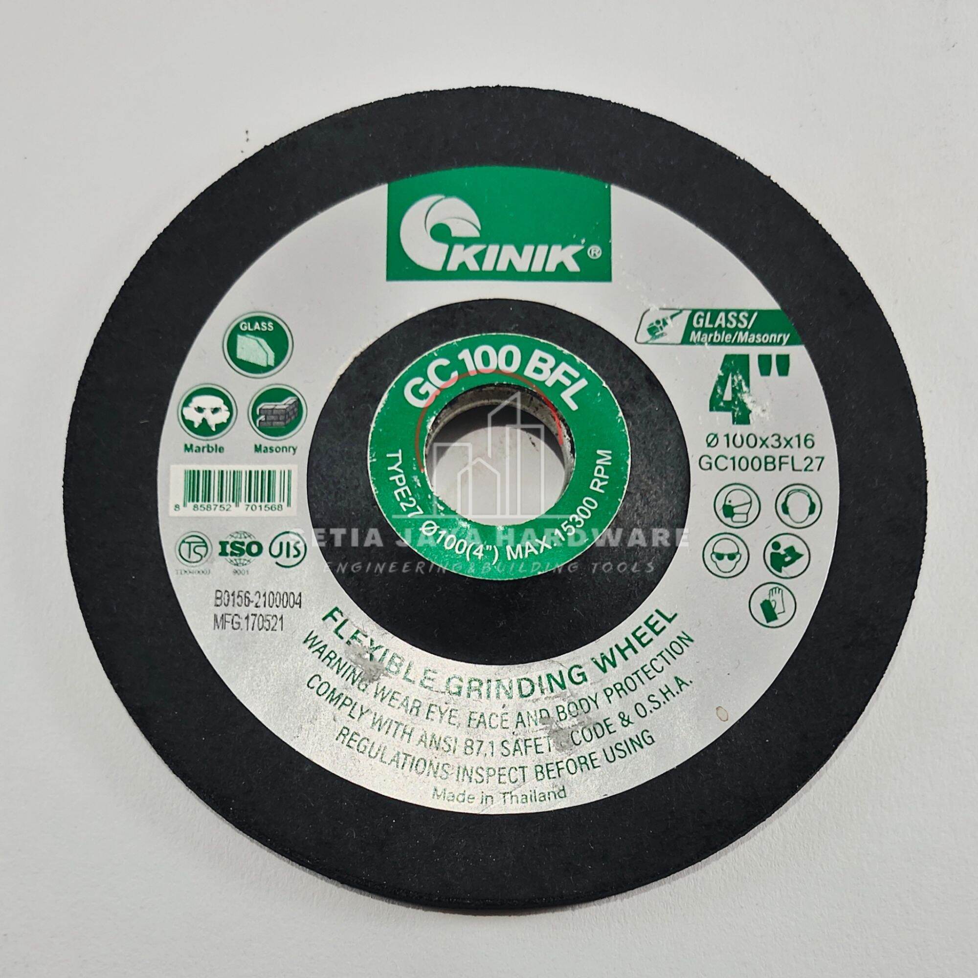 Mata Fleksibel Granit Kinik 4"/ Mata Gurinda Fleksibel Granit 4" / Mata ...