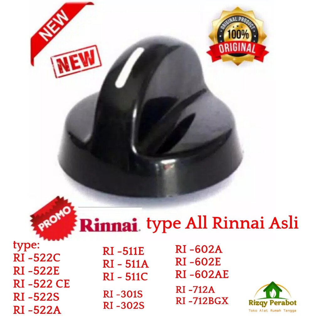 CEKLEKAN KOMPOR RINAI ( RINNAI) / PUTARAN KOMPOR RINNAI ORIGINAL ...