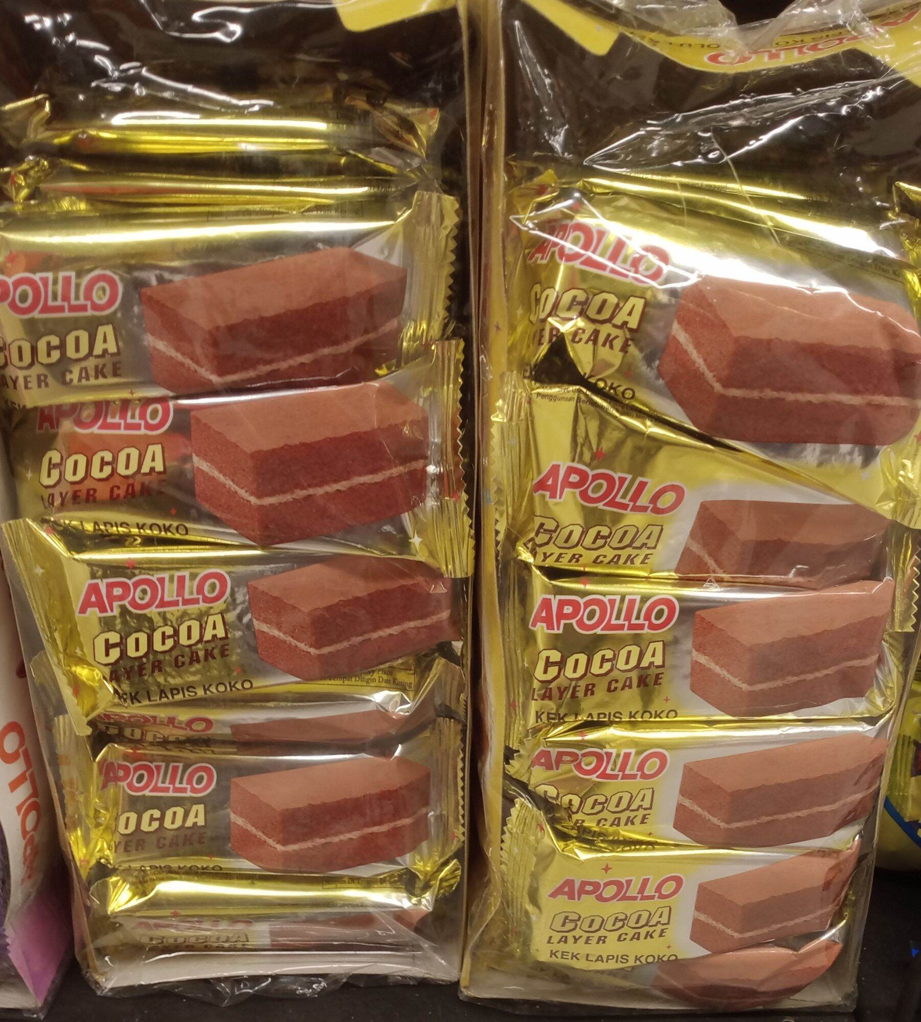 Apollo Layer Cake Cocoa Isi 24 | Lazada Indonesia