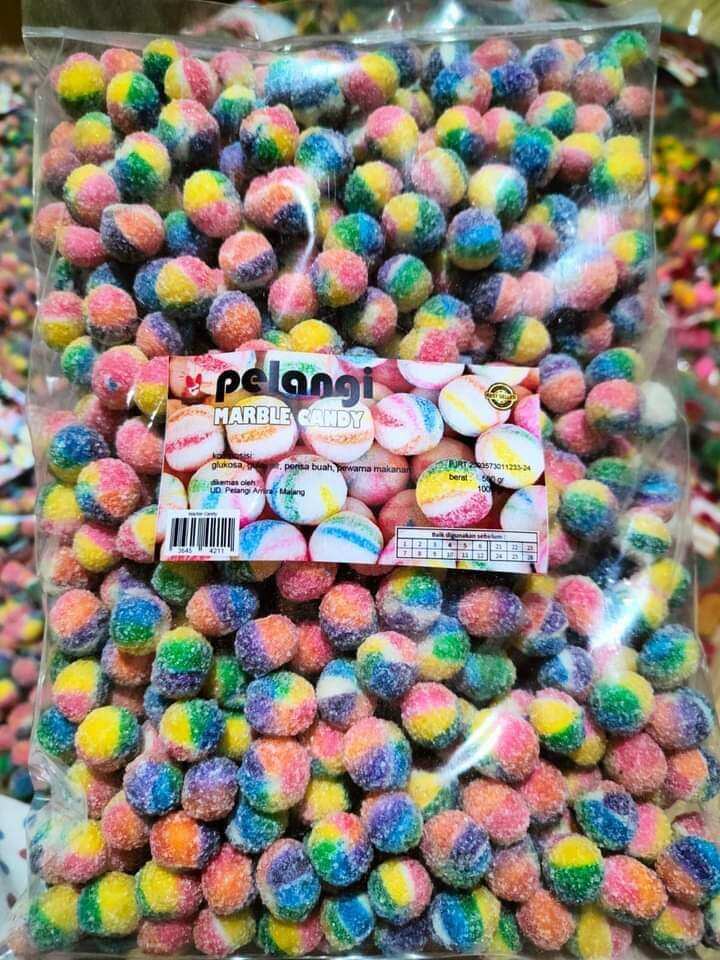 PERMEN BOLA MARBEL PELANGI 1KG | Lazada Indonesia