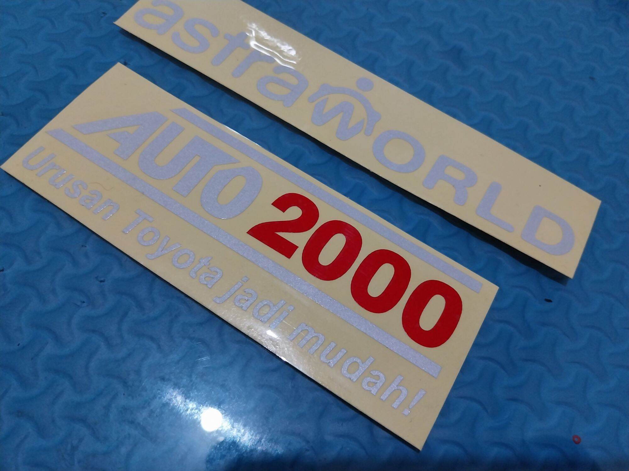 STIKER AUTO 2000 TOYOTA + ASTRAWORLD | Lazada Indonesia