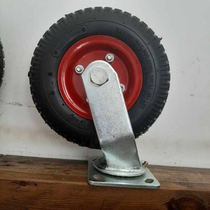 Roda Heavy Duty 8 Inch Hidup Karet Roda Gerobak Tokio | Lazada Indonesia