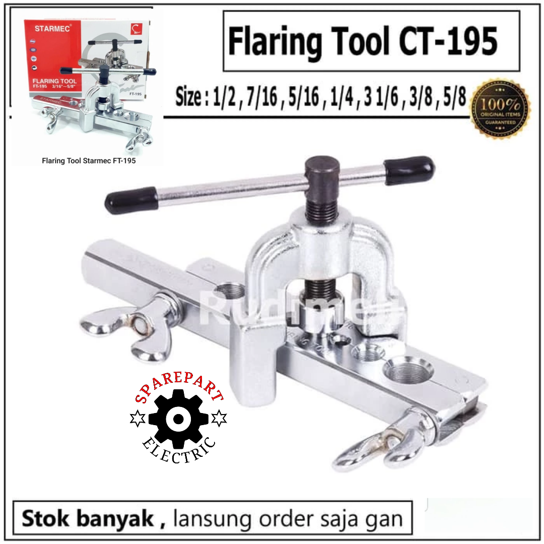 FLARING TOOL FT-195 / ALAT PEMEKAR PIPA AC | Lazada Indonesia