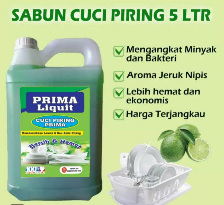 SABUN CUCI PIRING PRIMA 5 LTR | Lazada Indonesia