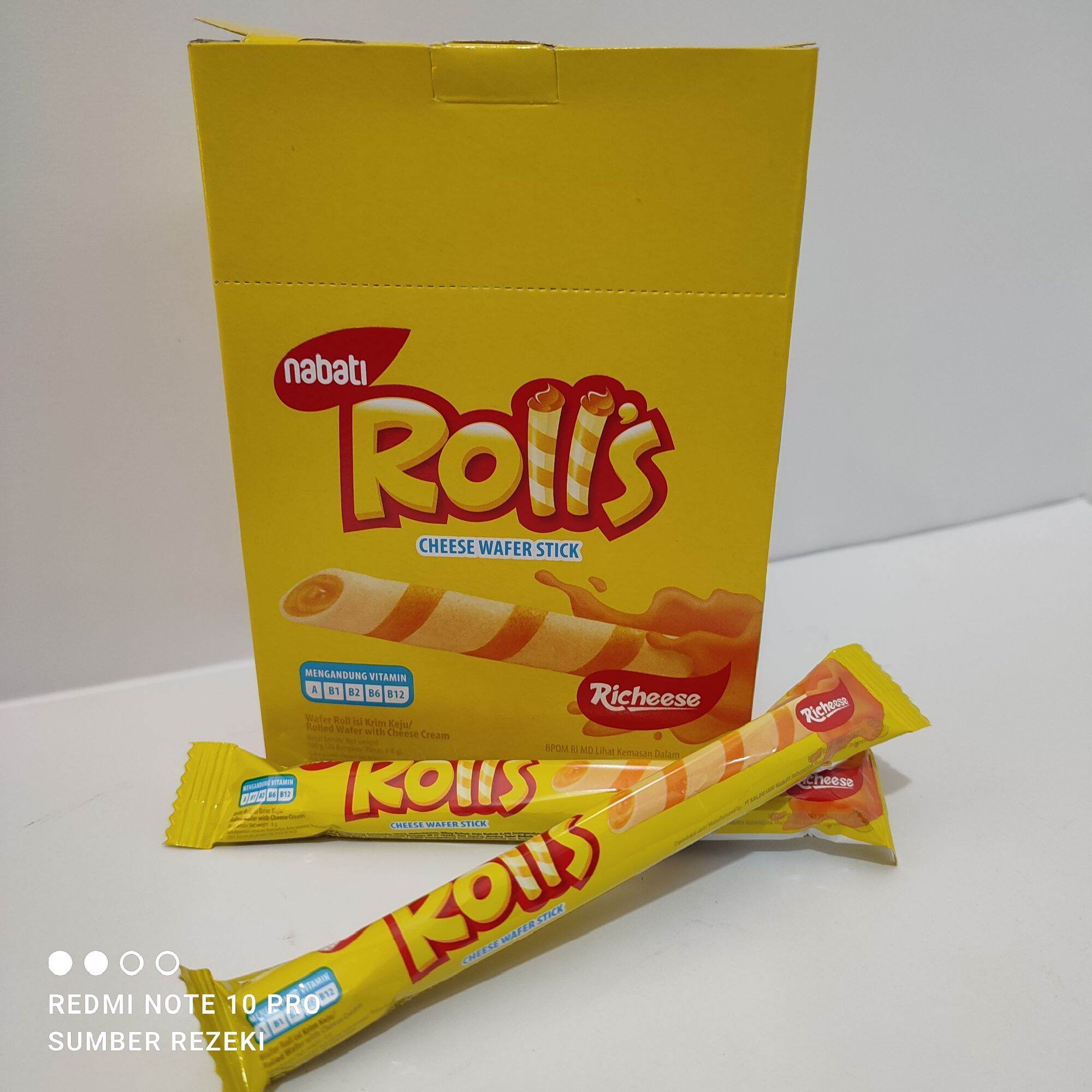 Nabati Rolls Richeese satu dos isi 20 bungkus x 10 gr | Lazada Indonesia