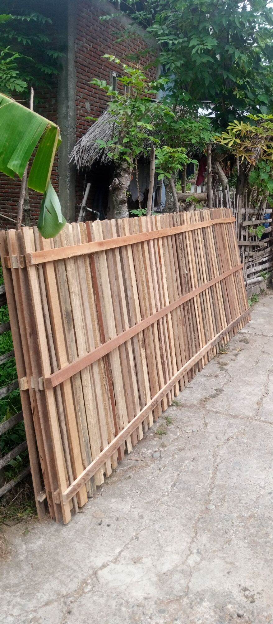 pagar kayu murah 120x400 | Lazada Indonesia