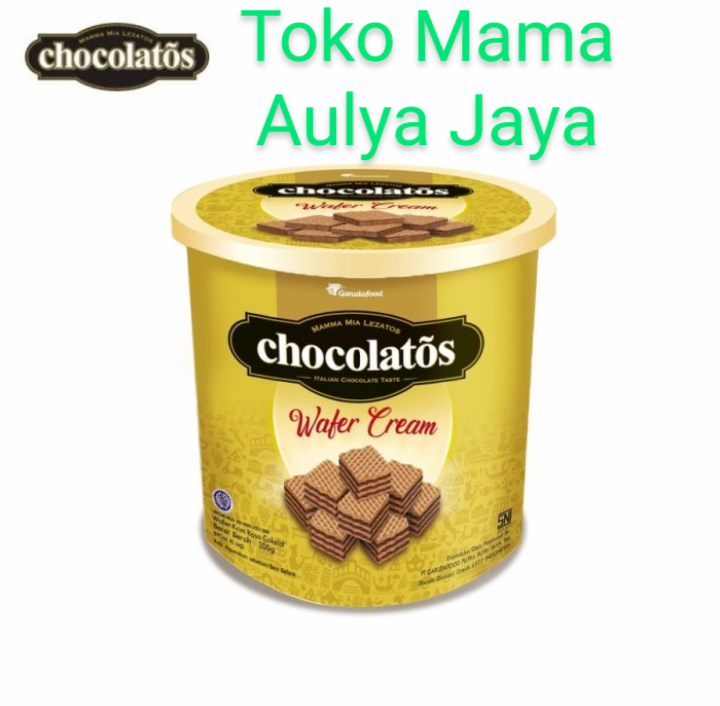 Chocolatos Wafer Cream Kaleng Plastik 300 gram | Lazada Indonesia
