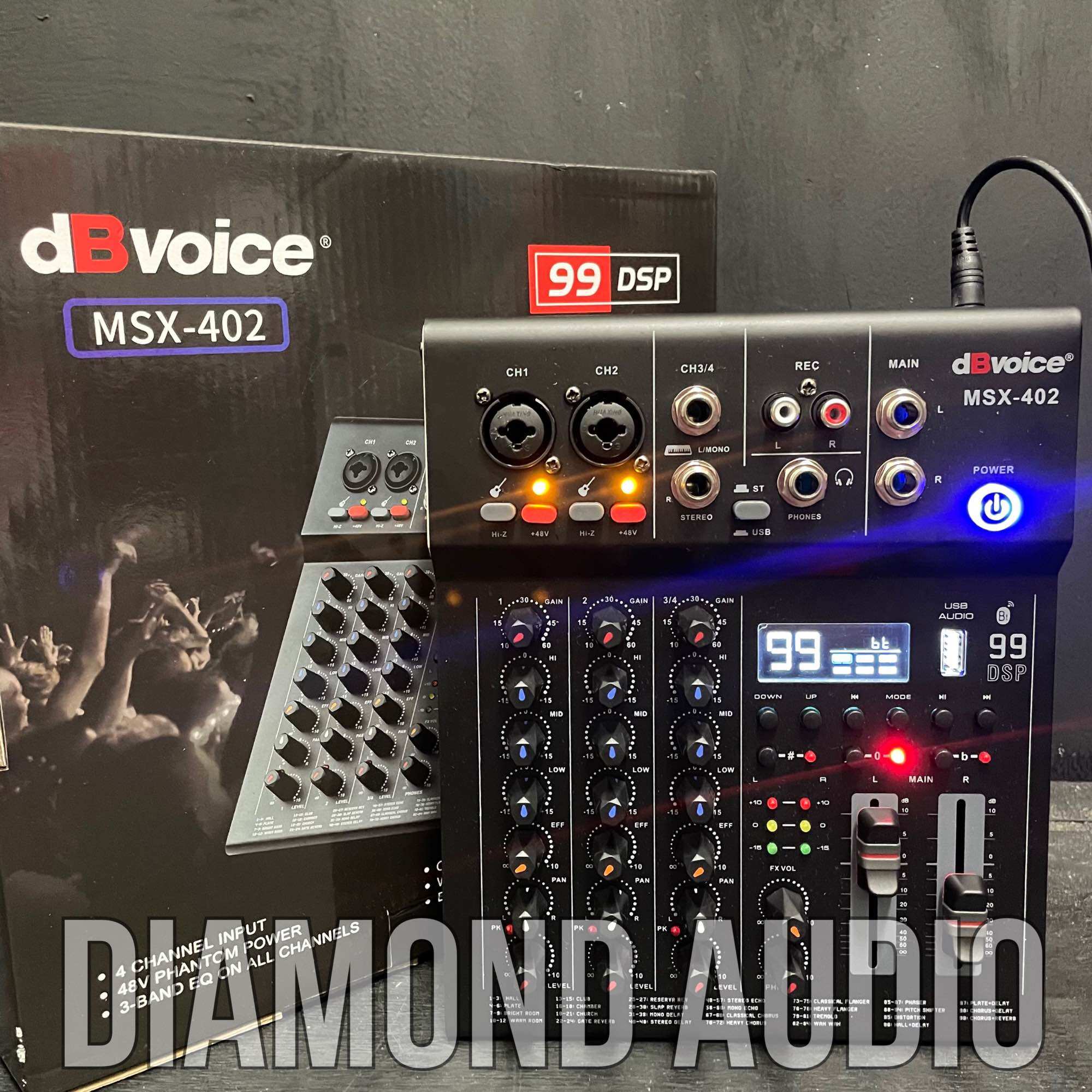Mixer dbvoice msx 402 original MIXER AUDIO 4 CHANNEL MSX402 | Lazada ...