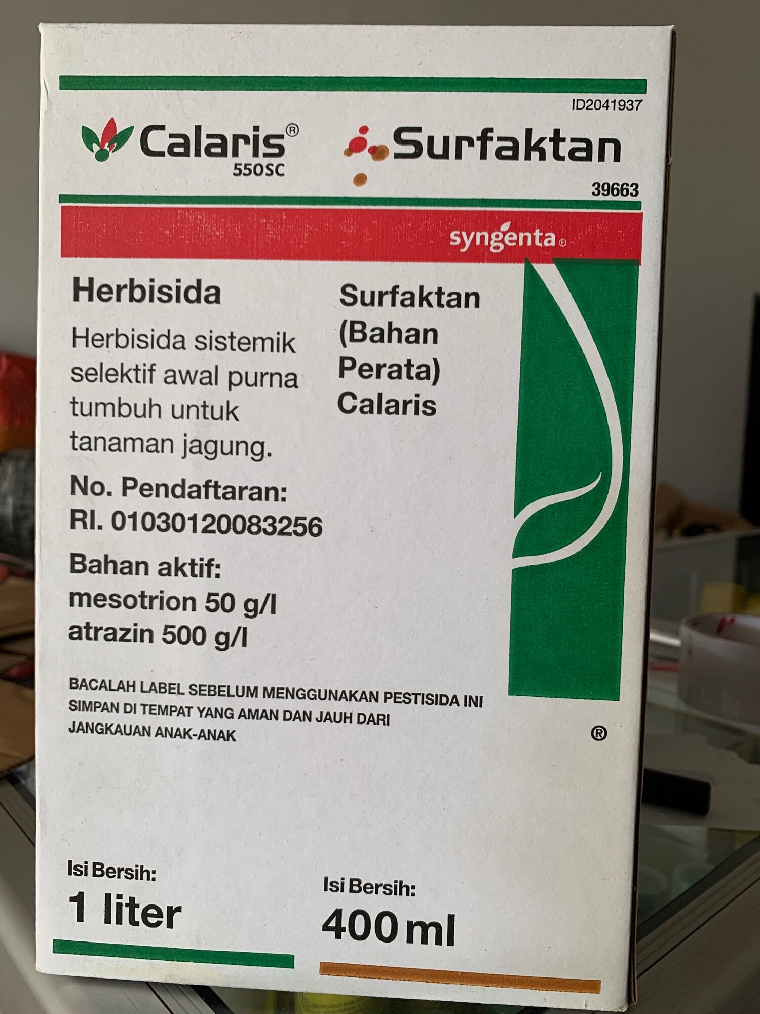 Paket Herbisida Jagung CALARIS 550 SC - 1 liter | Lazada Indonesia