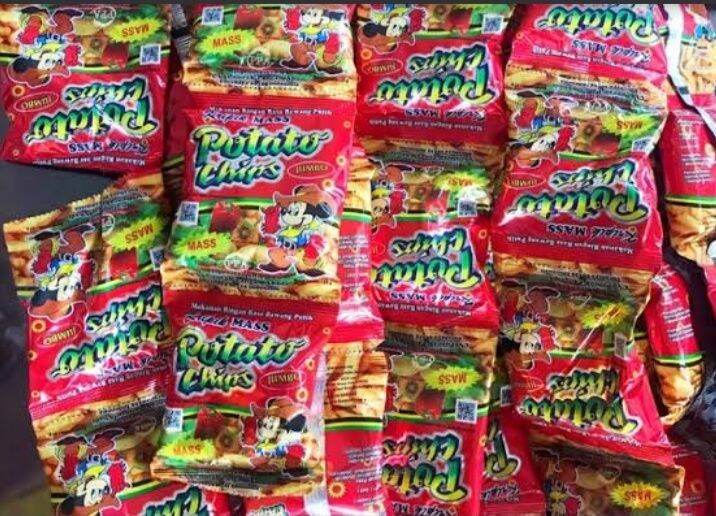 potato chip besar jajanan jadul isi 10 30gr | Lazada Indonesia