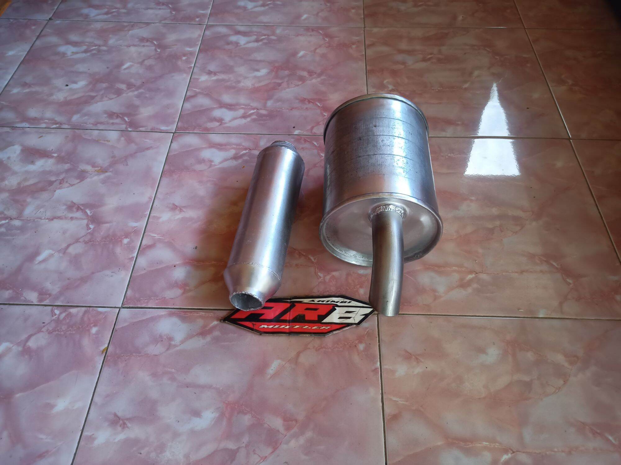 tabung standar knalpot mobil ayla,calya,sigra,Picanto,Mirage,Datsun,sienta dan resonator standar ...