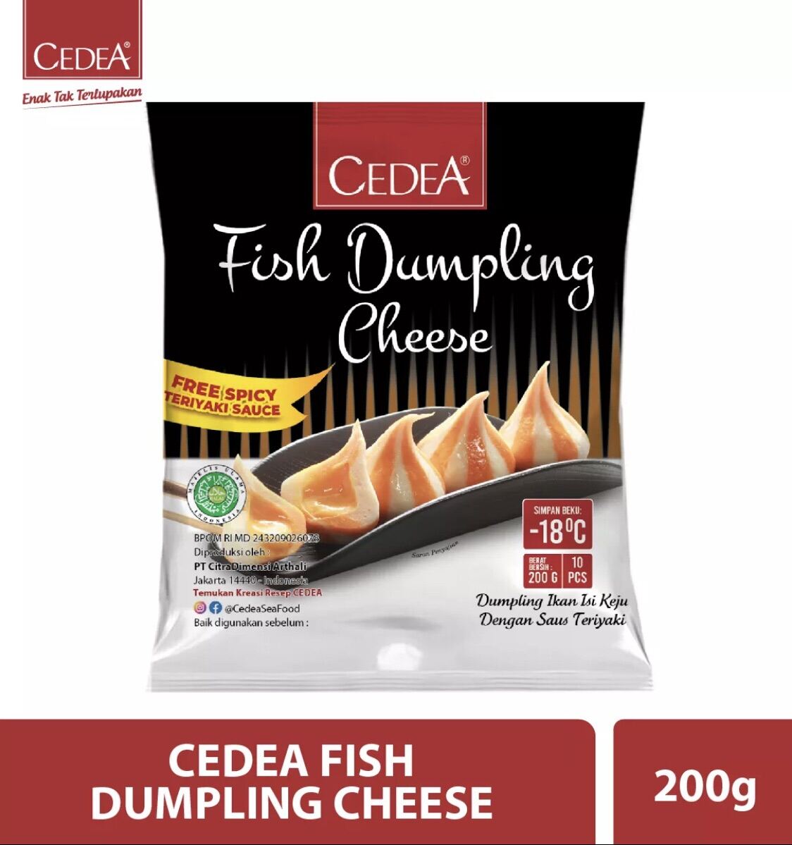 CEDEA FISH DUMPLING CHEESE 200gr Ikan Olahan cedea | Lazada Indonesia