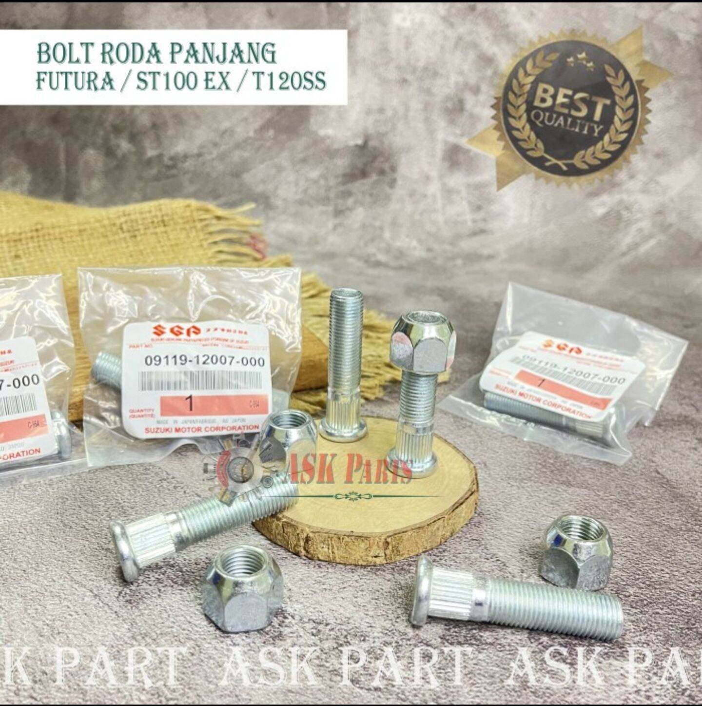 HUB BOLT BAUT BOUT RODA PANJANG PENDEK LONG SHORT SUZUKI ST100 CARRY ...