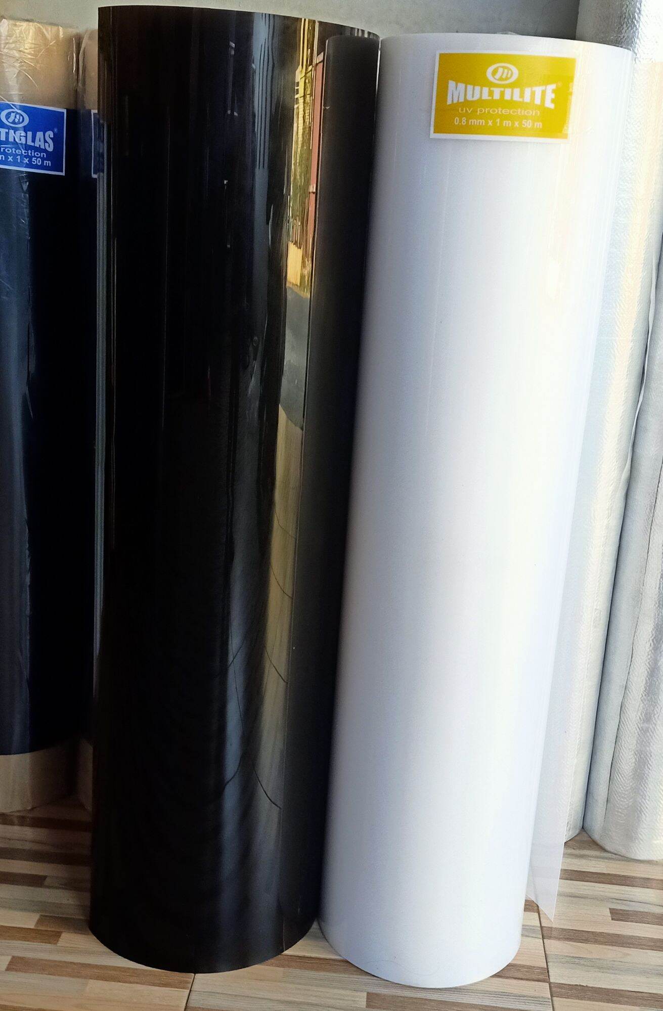 Fiber pagar tebal 0.8 mm Multilite polos (harga 1 meter) | Lazada Indonesia