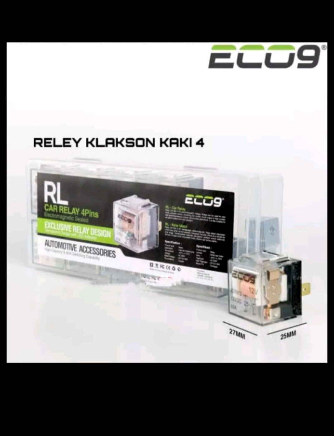 RELAY KLAKSON 4 KAKI MOTOR DAN RELAY MOBIL 12V 80 A 4 KAKI | Lazada ...
