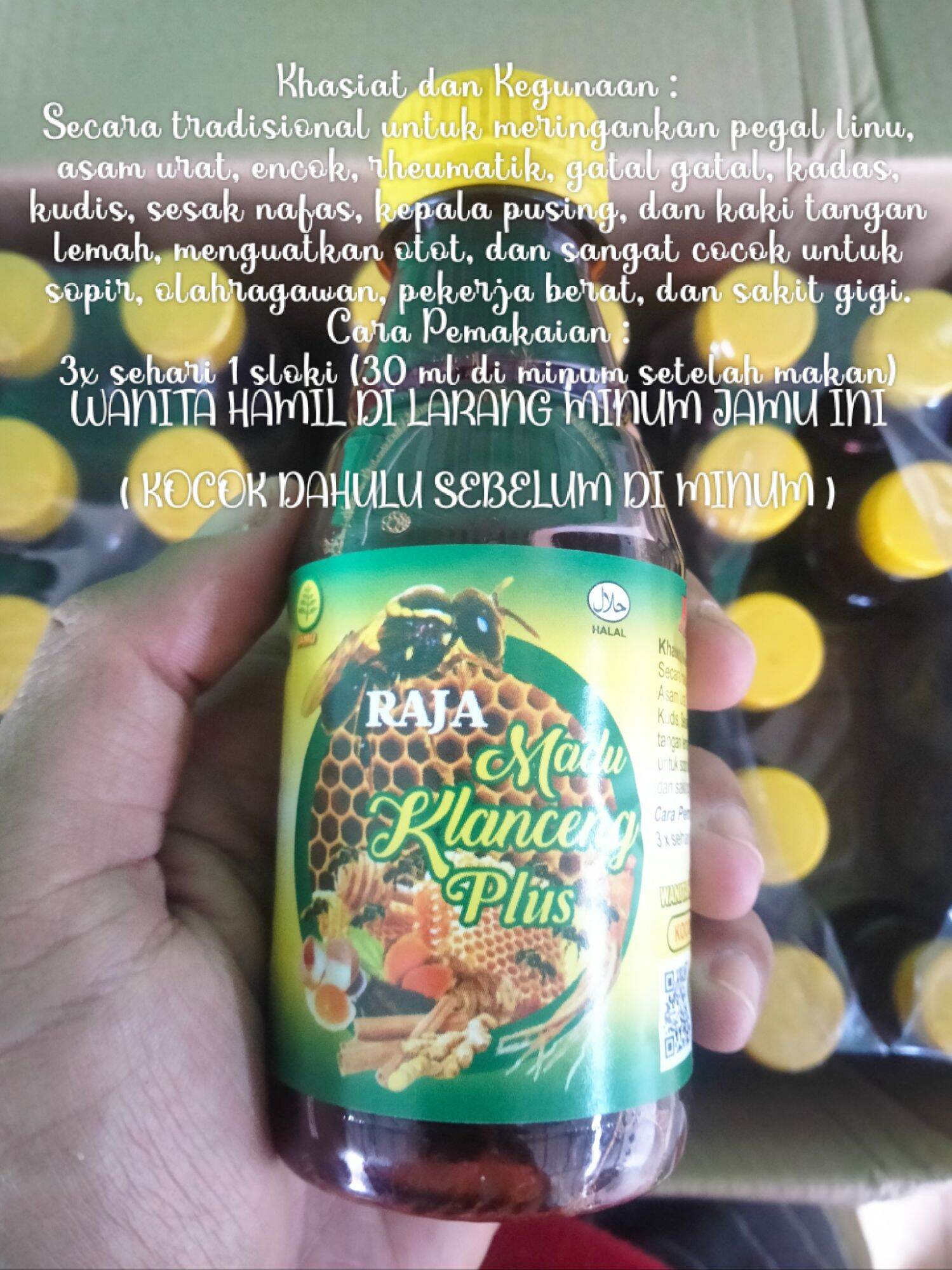 Raja madu Klanceng plus 150 ml | jamu tradisional | Lazada Indonesia