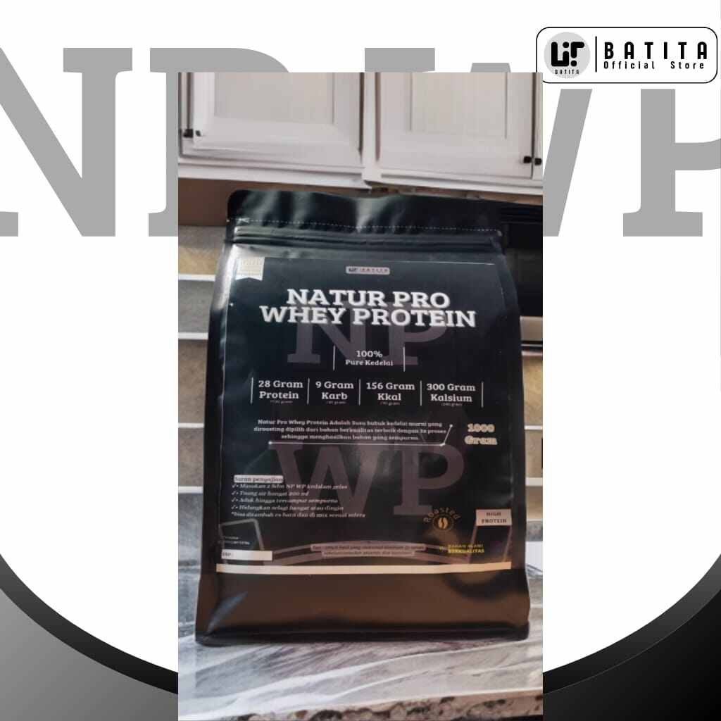 NATUR PRO Whey Protein Bubuk Kedelai Murni 1000 Gram | Lazada Indonesia
