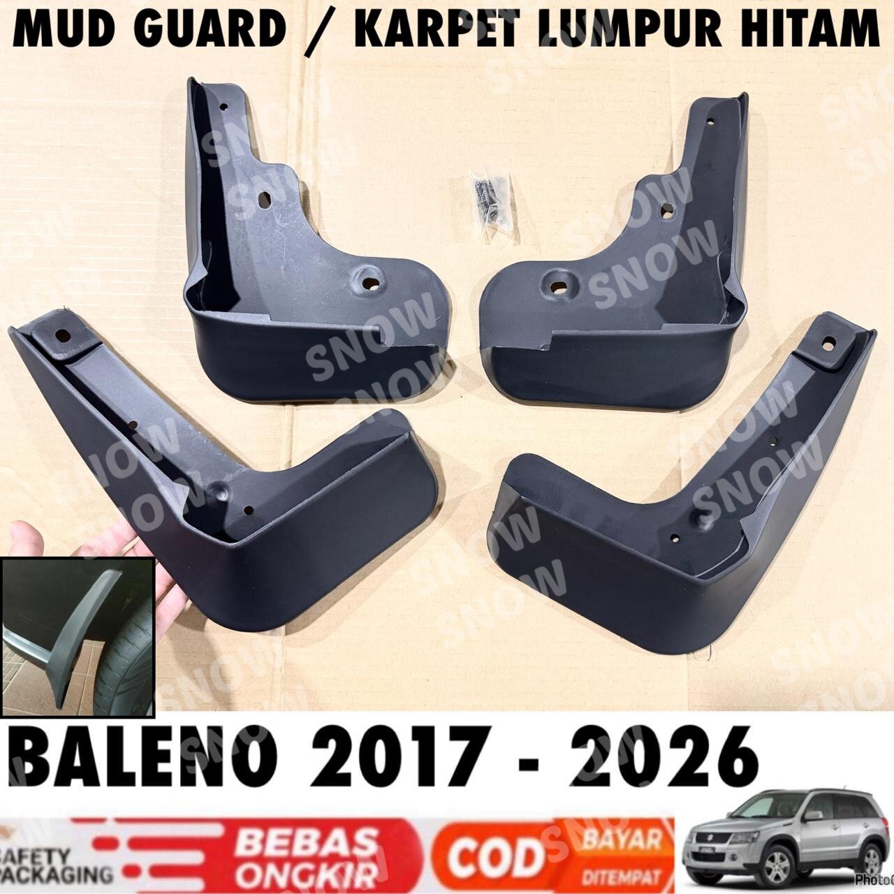 Mud Guard Suzuki Baleno 2017 2020 2023 2024 2025 2026 Karpet Lumpur ...