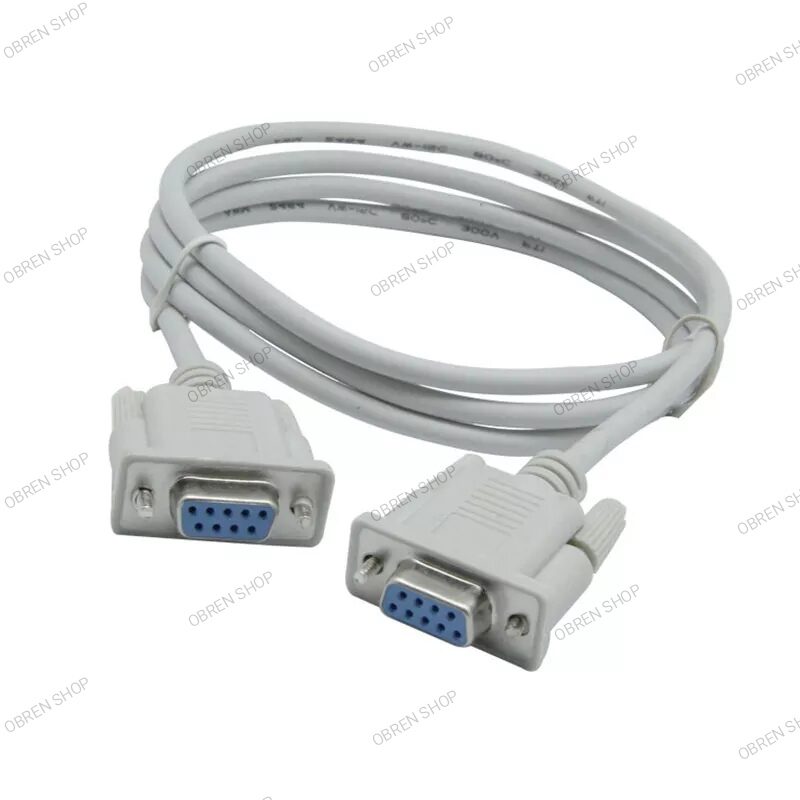 NETLINE KABEL SERIAL RS232 DB9 PIN FEMALE TO FEMALE 1,5 METER | Lazada ...