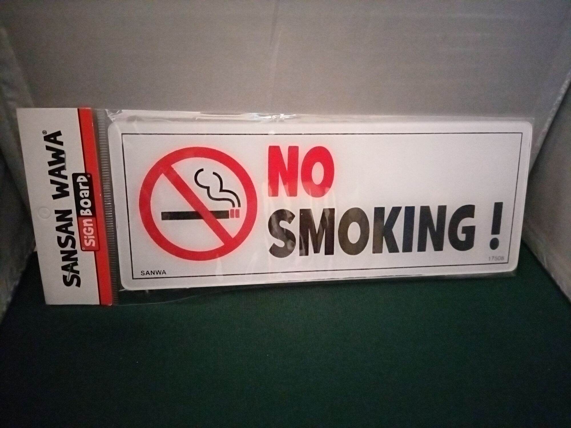 Akrilik Sign Board " NO SMOKING " | Lazada Indonesia