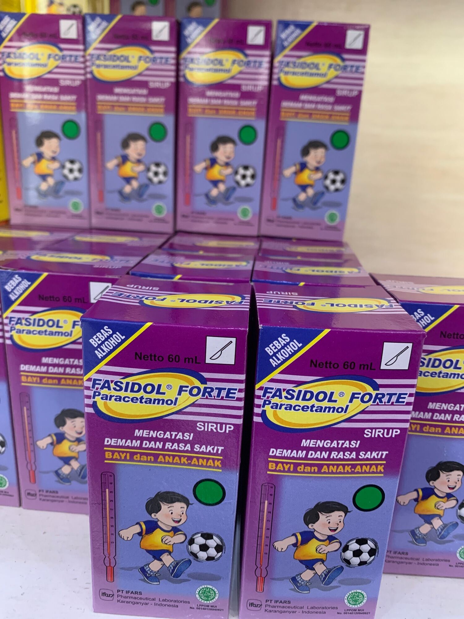 Fasidol forte syr | Lazada Indonesia