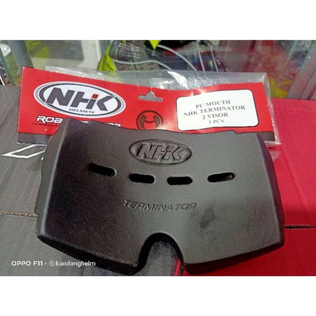 Bantalan Dagu Helm Nhk terminator Gp1000 PU MOUTH NHK ORIGINAL | Lazada ...