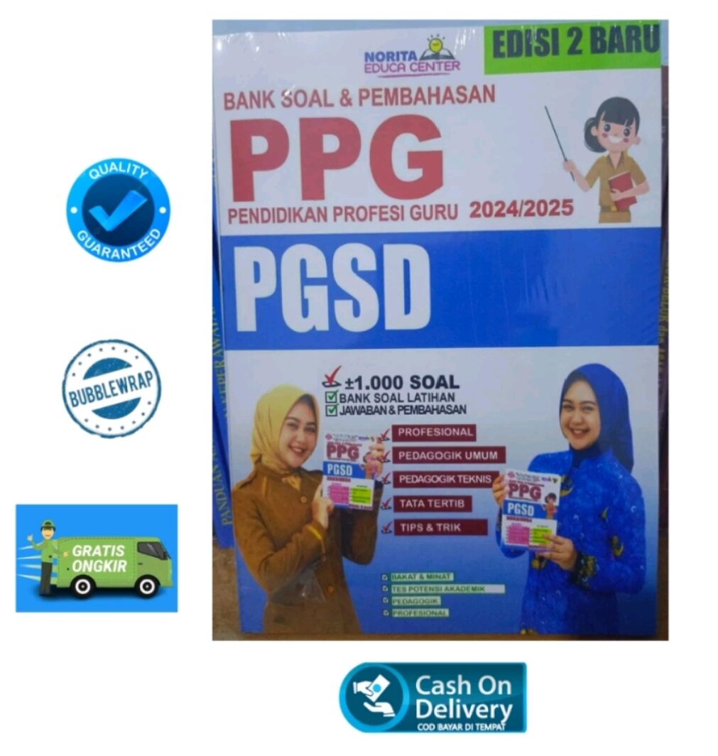 BUKU BANK SOAL DAN PEMBAHASAN PPG PGSD TAHUN 2024/2025 | Lazada Indonesia