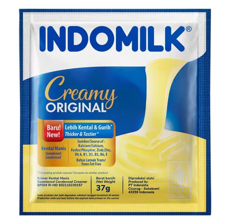 Indomilk Susu Kental Manis Frisian Flag 6 Sachet / SKM Susu Bendera ...