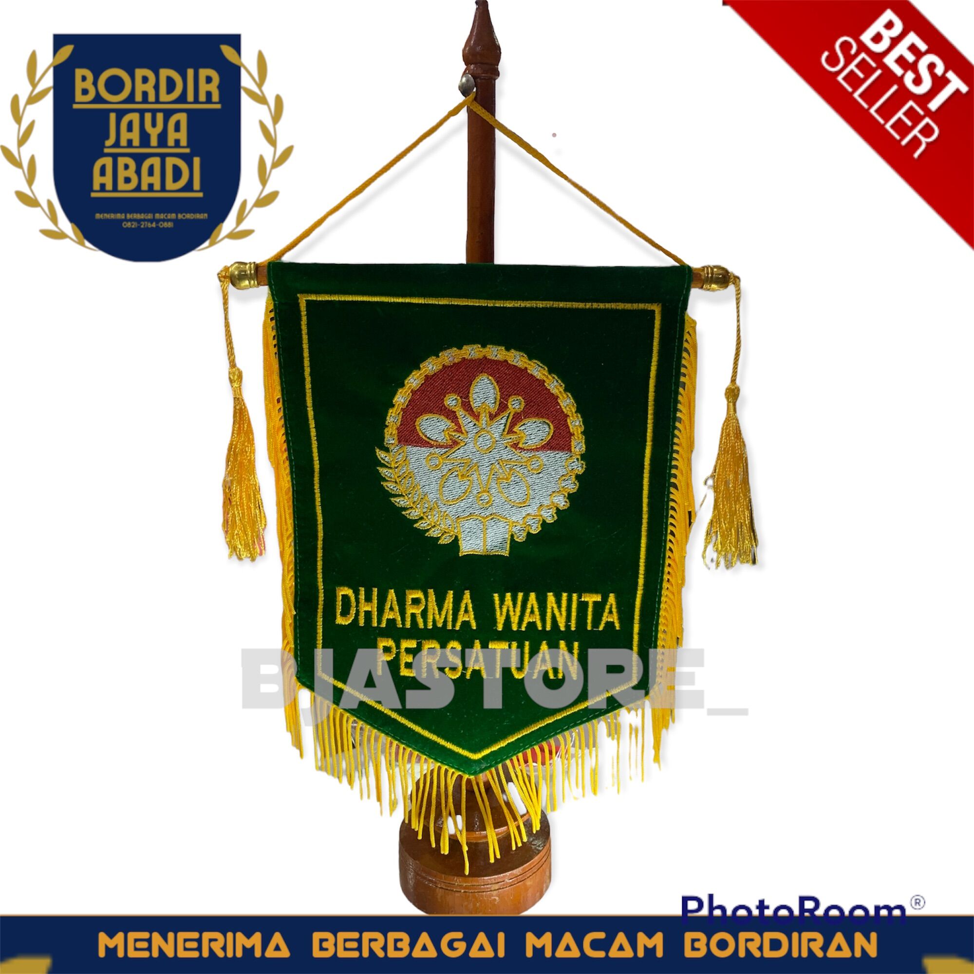 Bendera Vandel Meja Dharma Wanita satu set tiang | Lazada Indonesia