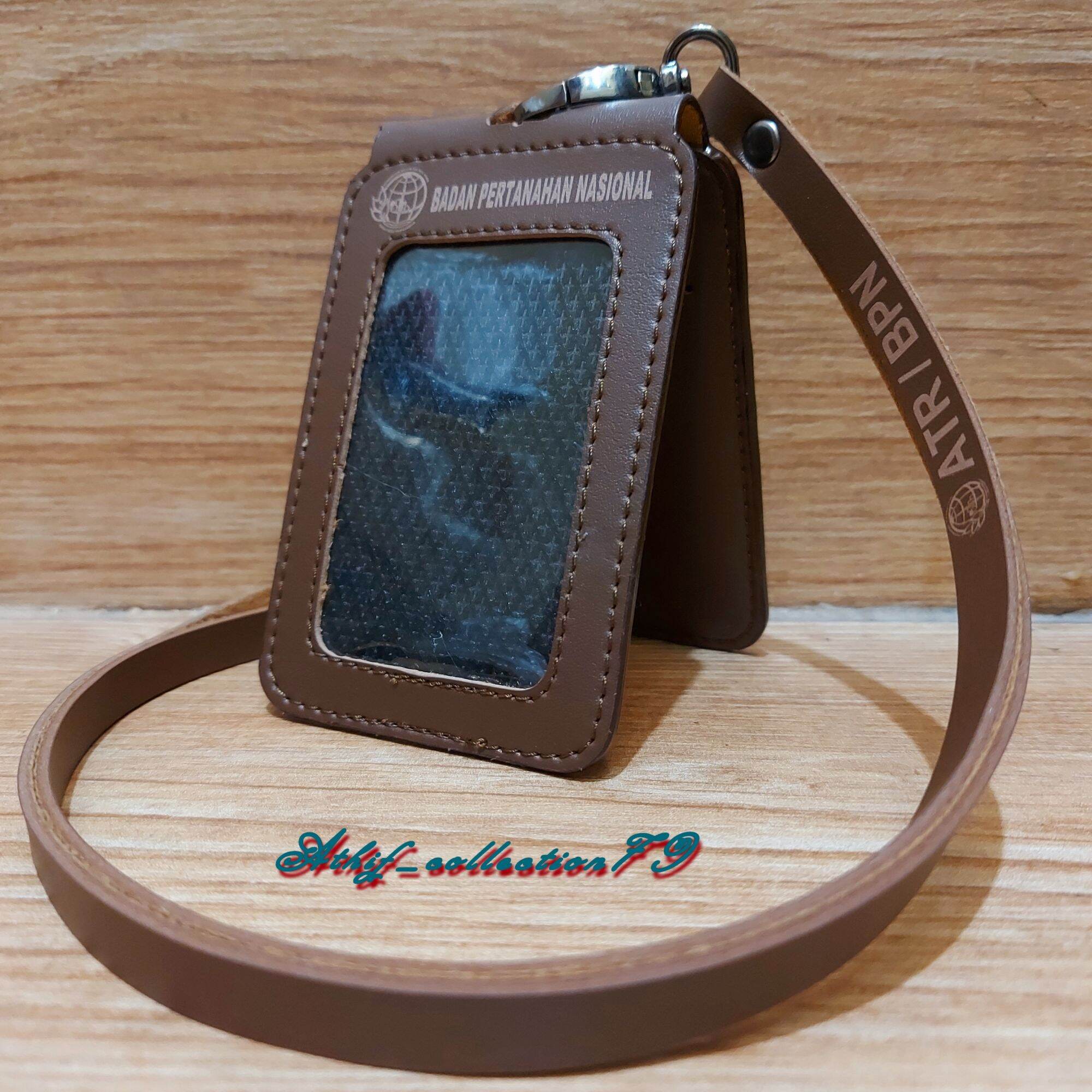 Tempat Id Card Kulit ATR/BPN Holder Id Card ATR BPN Kulit Lipat ...