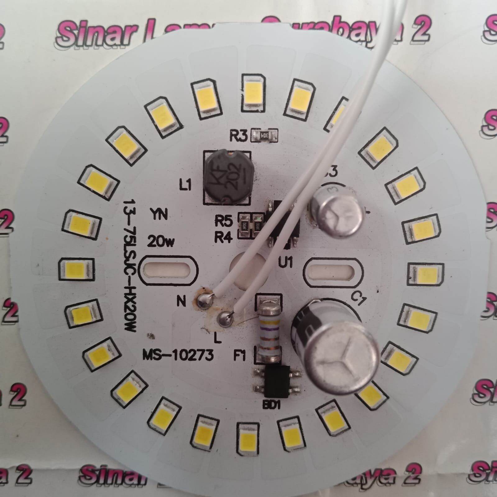 Led AC Hitam semua watt | Lazada Indonesia