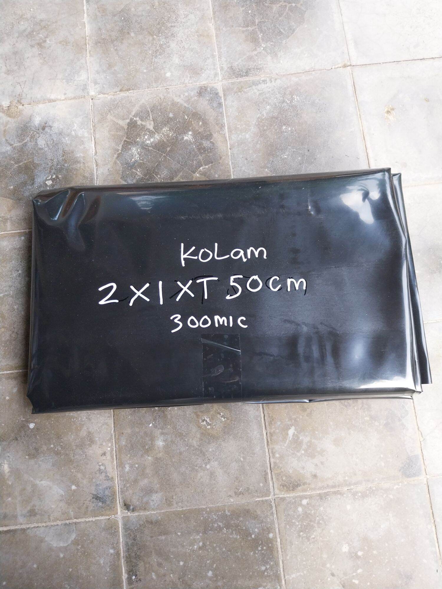 Terpal HDPE GEOMEMBRAN 2×1×0,5m Kualitas terbaik Micron300 | Lazada ...