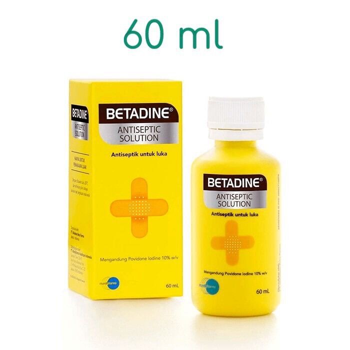 Betadine Antiseptic Solution - Obat Luka Antiseptik 60ml | Lazada Indonesia
