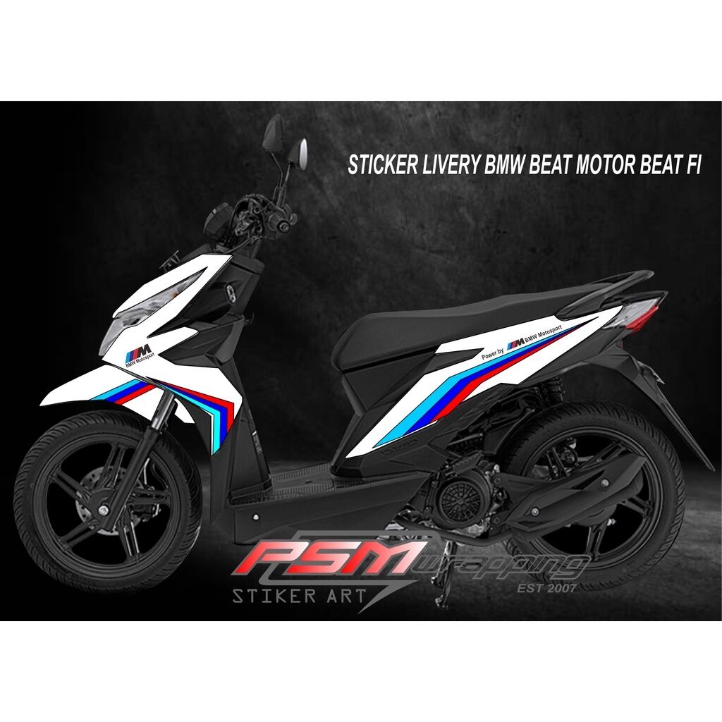 cuting sticker honda beat 2020 livery bmw | Lazada Indonesia