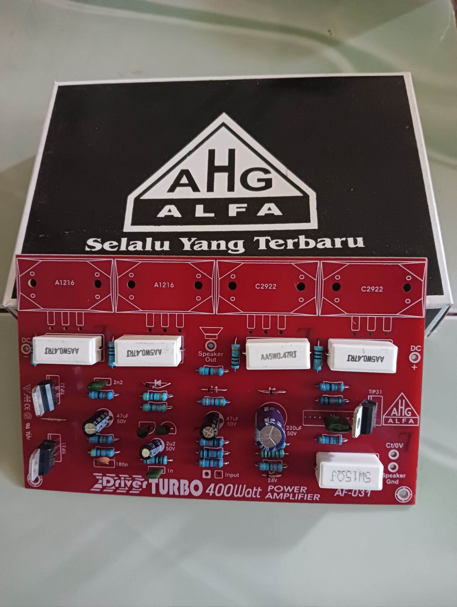 Kit Driver Turbo Power Amplifier Mono 400W Safari Mono by AHG ALFA AF ...