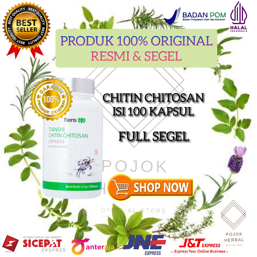 Chitin chitosan | 100 kapsul | Original | Lazada Indonesia