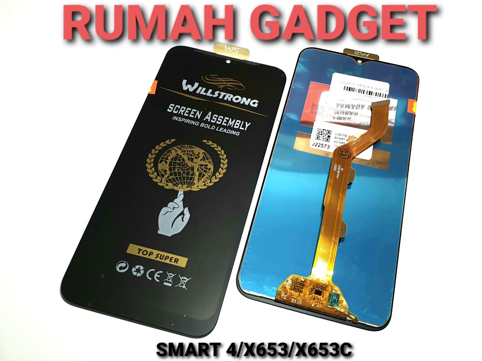 LCD INFINIX SMART 4/X653/X653C FULLSET TOUCHSCREEN SUPER | Lazada Indonesia