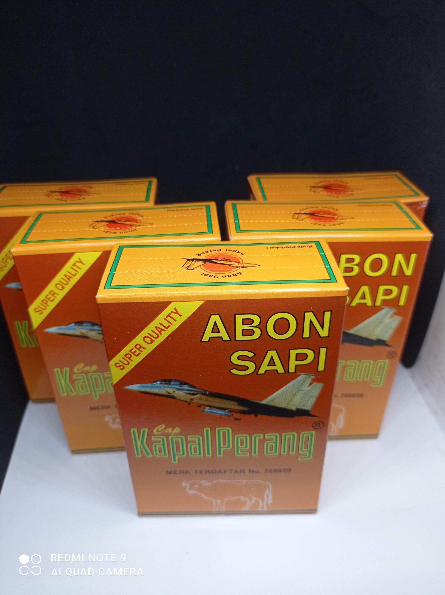 Paket 5 kotak abon sapi cap kapal perang abon murah | Lazada Indonesia