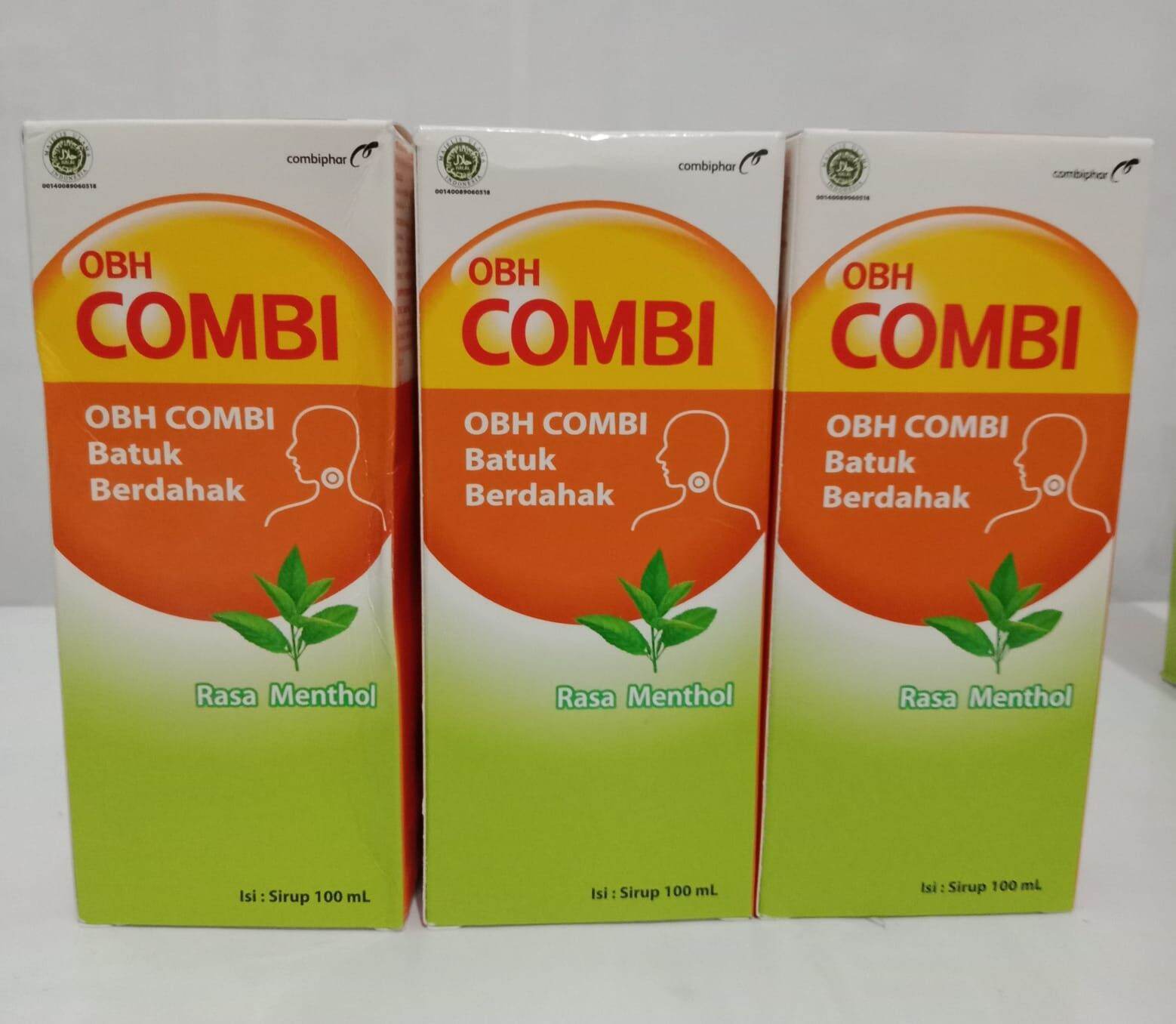 OBH COMBI obat BATUK BERDAHAK Sirup 100ml (beli 1 atau beli 3) | Lazada ...