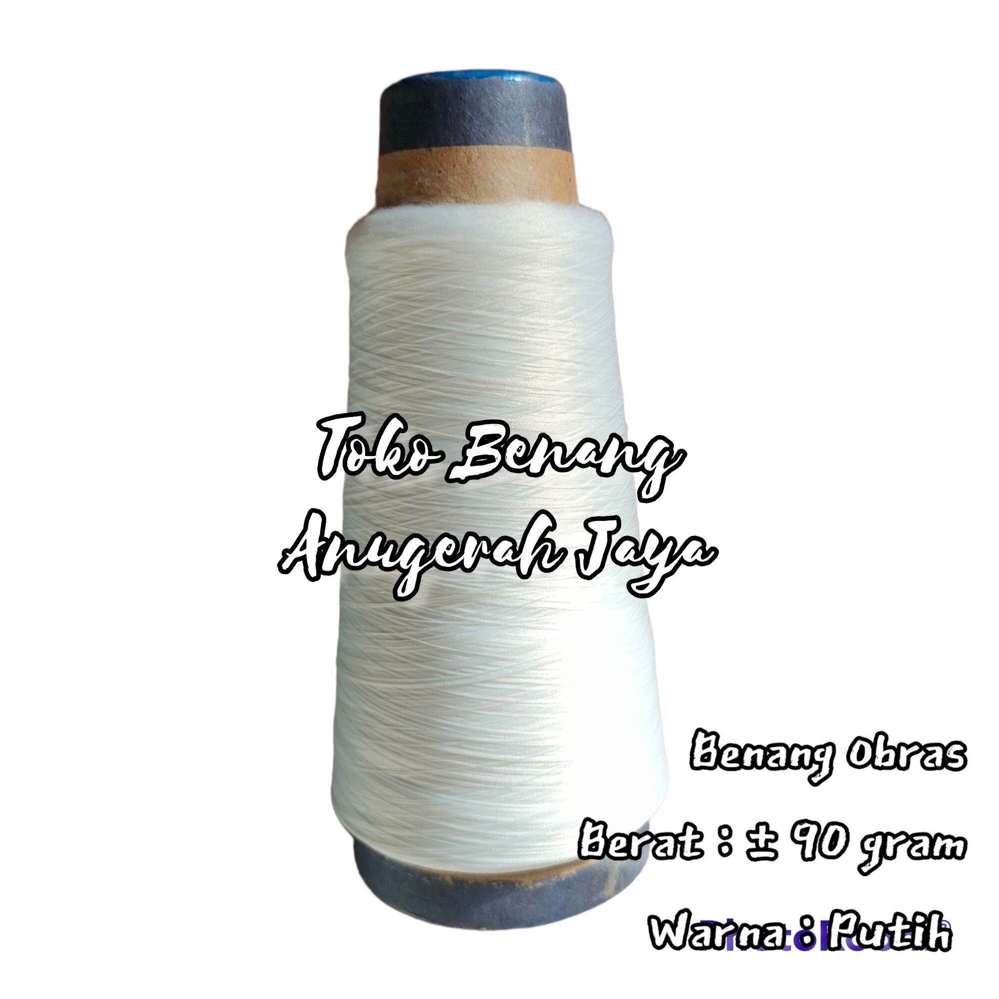 Benang Obras Putih ± 90 gram | Lazada Indonesia