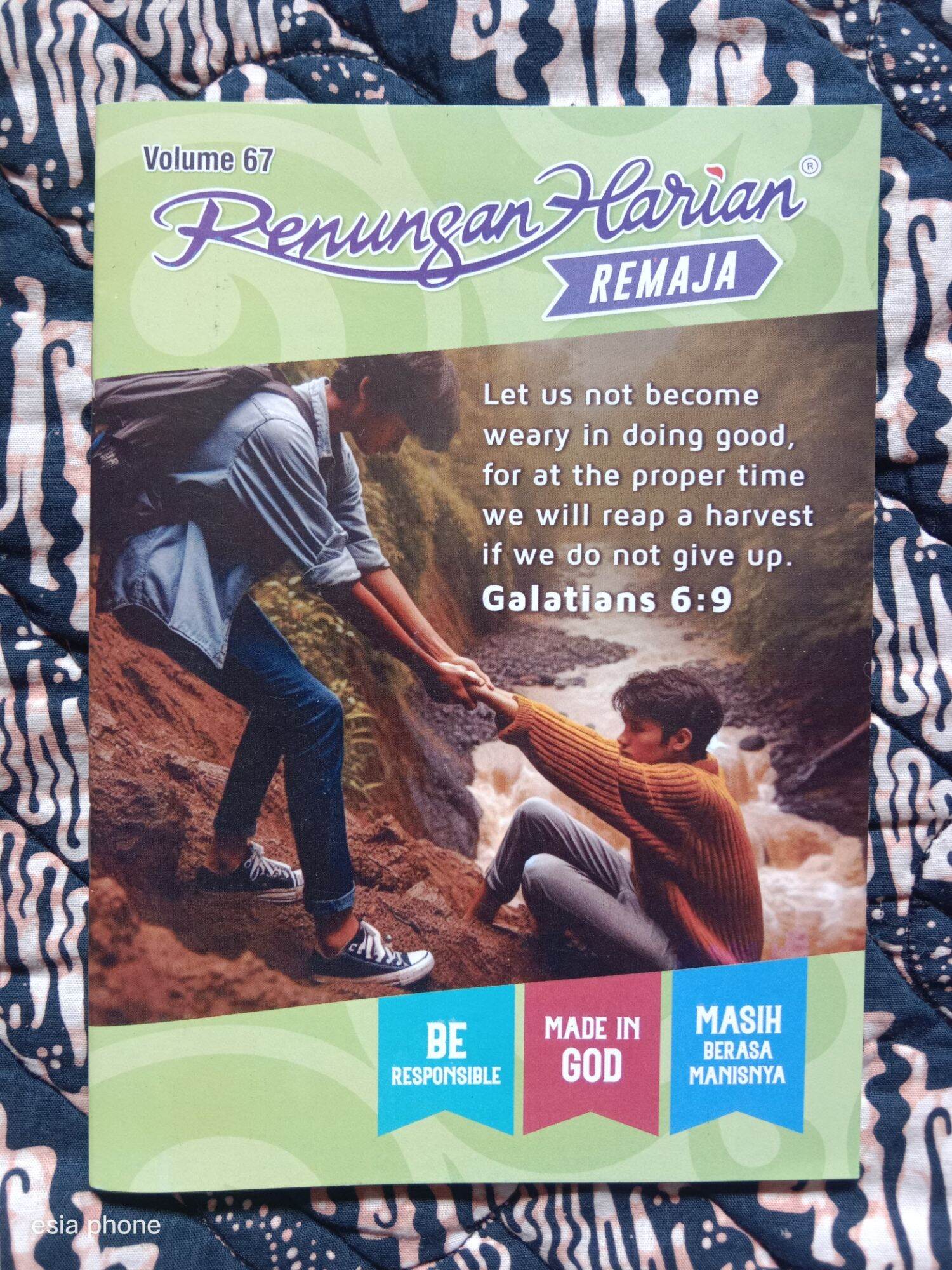 Buku Rohani kristen Renungan untuk remaja kristen vol. 66-70 | Lazada Indonesia