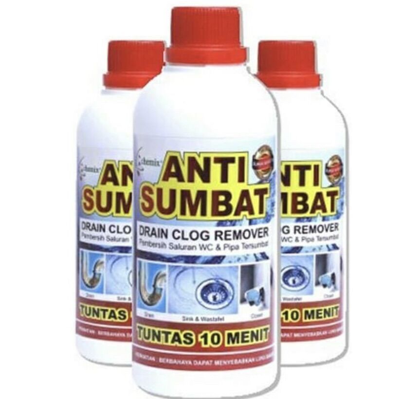 Anti Sumbat WC Saluran Pipa mampet pralon cairan soda api | Lazada ...