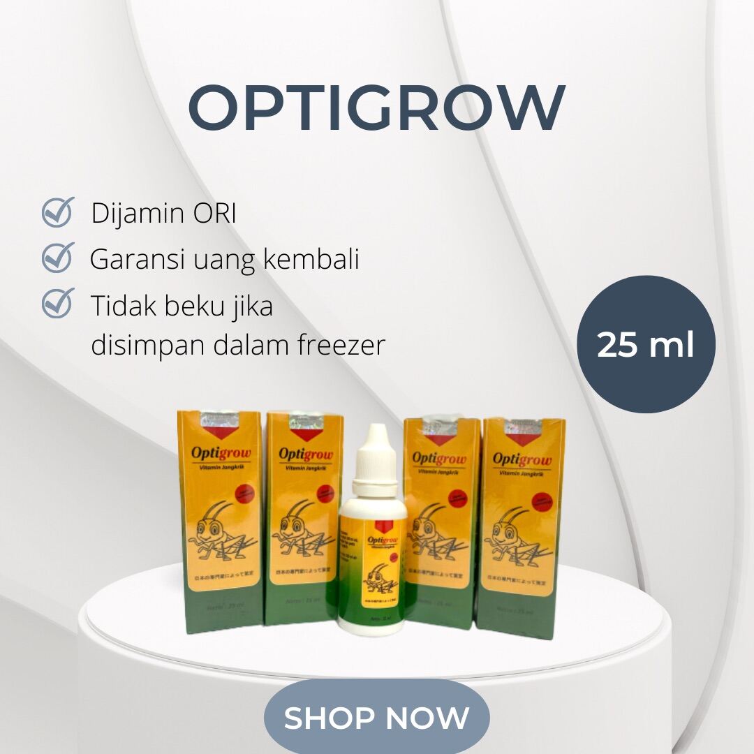 Vitamin Jangkrik OPTIGROW - 25 ml | Lazada Indonesia